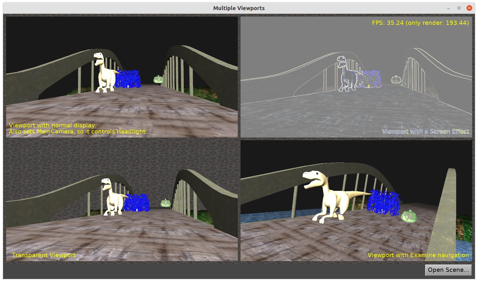 Multiple Viewports To Display One World Manual Castle Game Engine