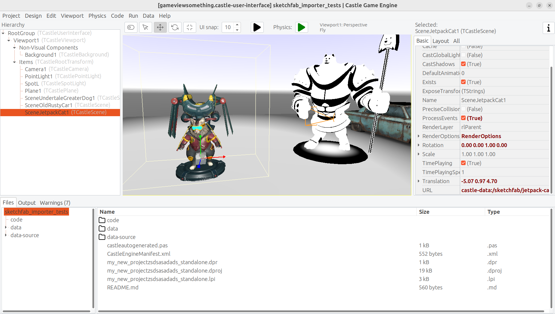 Sketchfab Importer | Manual | Castle Game Engine
