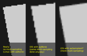 iOS anti-aliasing – Castle Game Engine